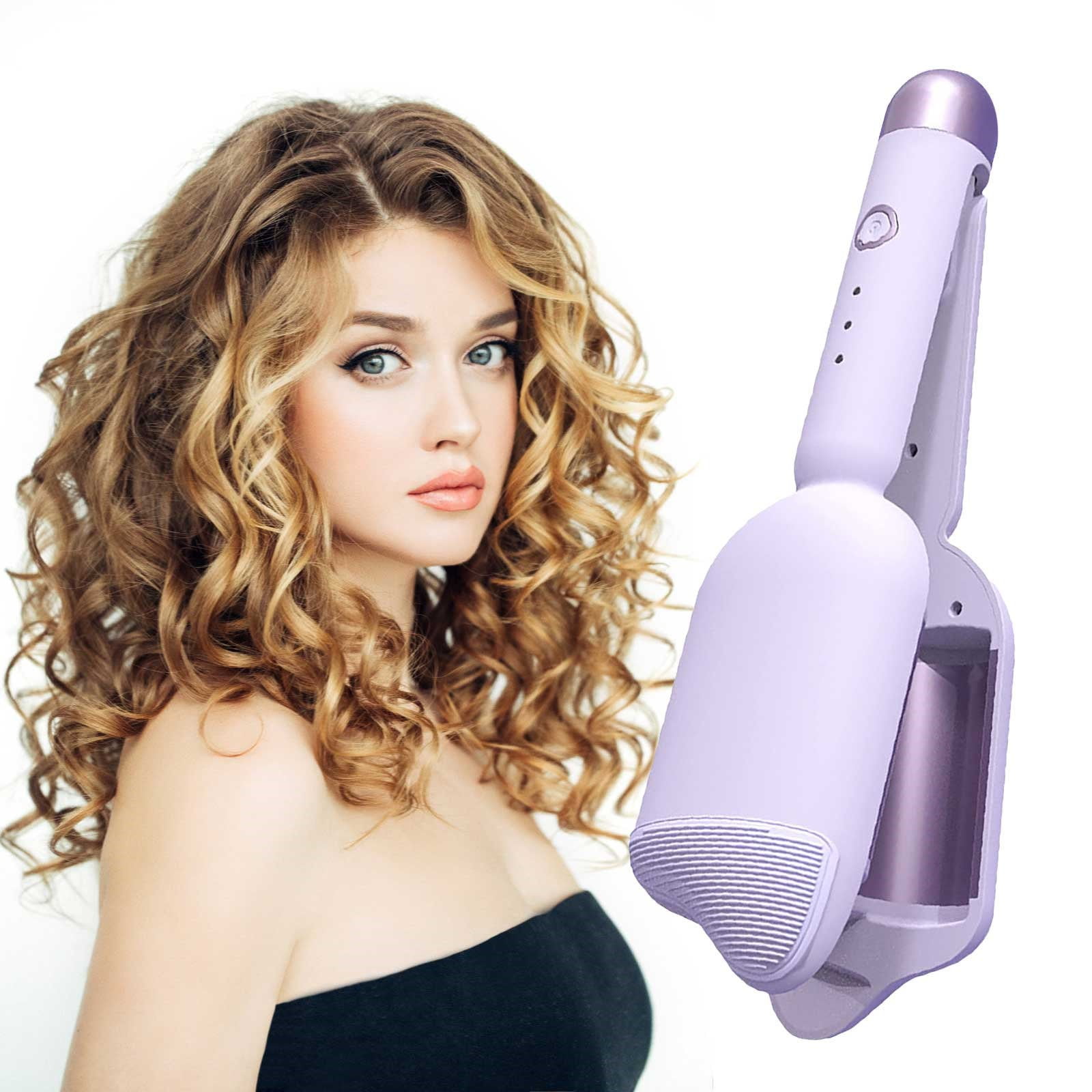 🌸Promotion Sale! 3 Gears Egg Roll Hair Curler Wand Egg Roll Curling ...
