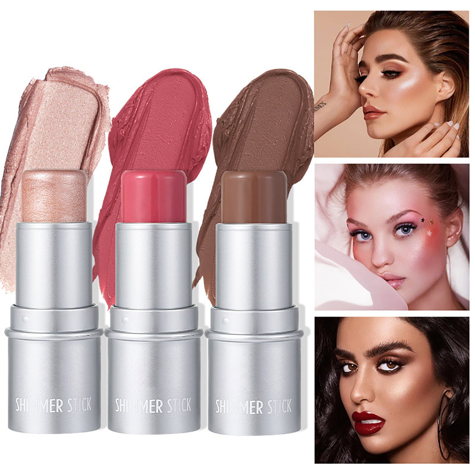 🌸Promotion Sale! 3 Pack Color Highlighter and Contouring Sticks ...