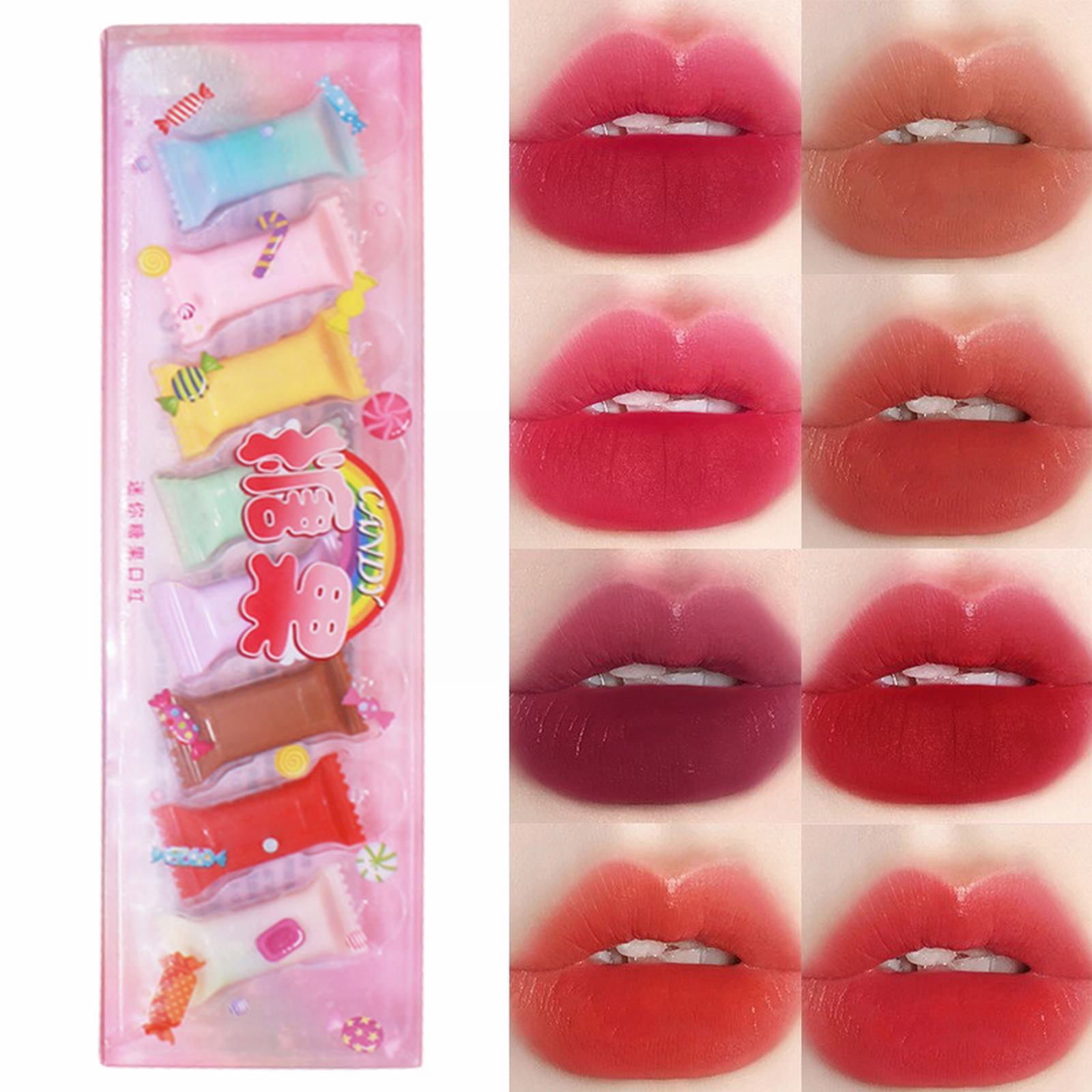 🌸Promotion Sale! Cute Lipstick Mini Lipstick Candy Lipstick Set Candy ...