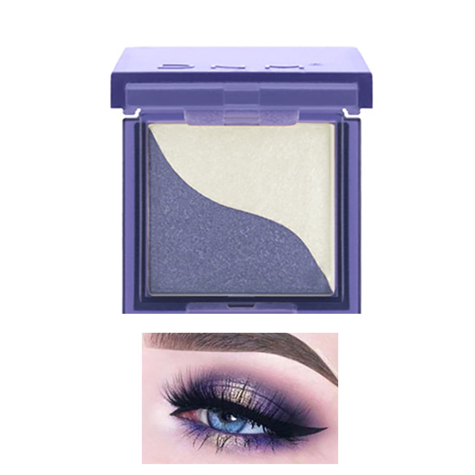 🌸Promotion Sale! Glazed Light Two Color Lazy Eye Shadow Plate Simple ...