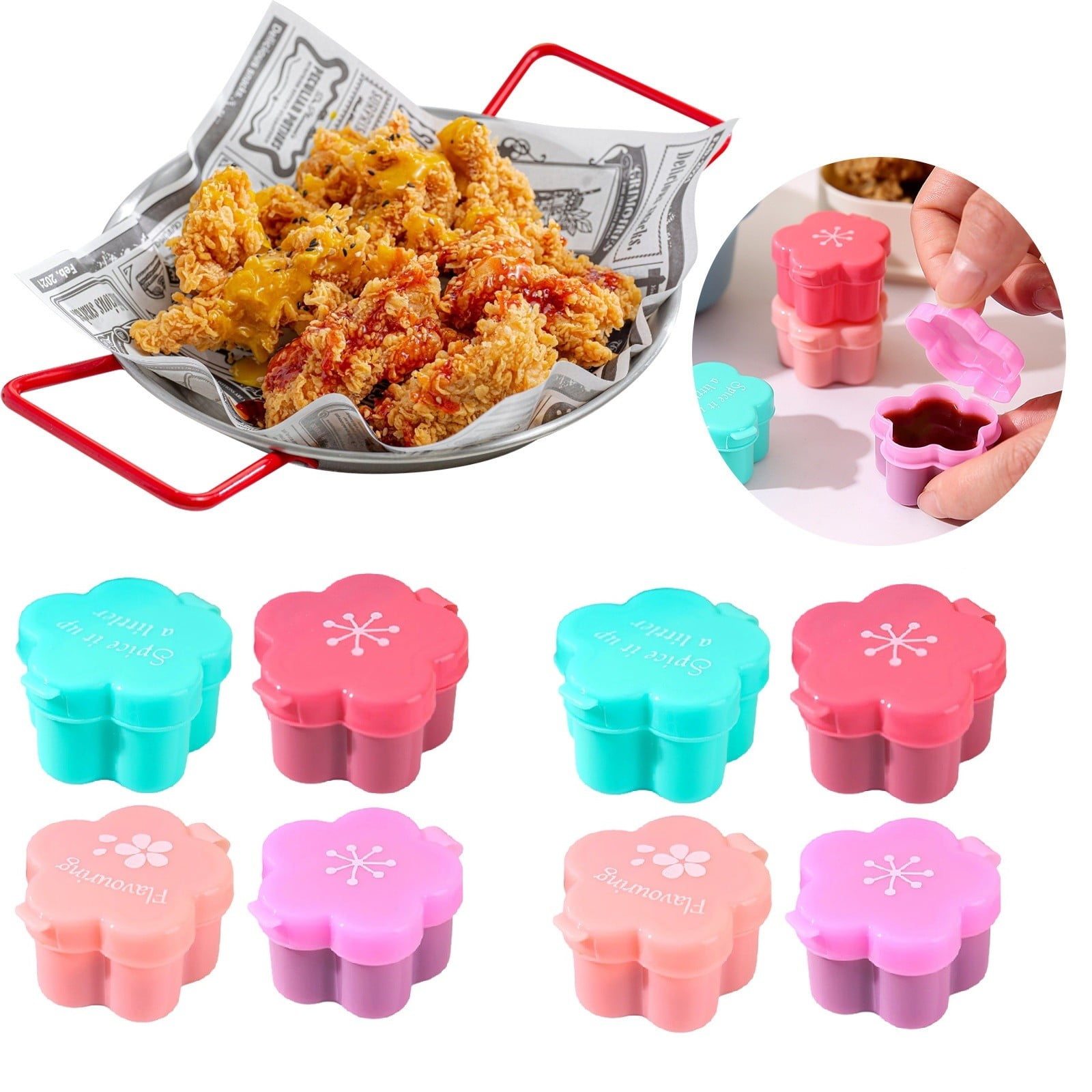 🌸Promotion Sale! Mini Box Set Portable Leakproof Container of ...