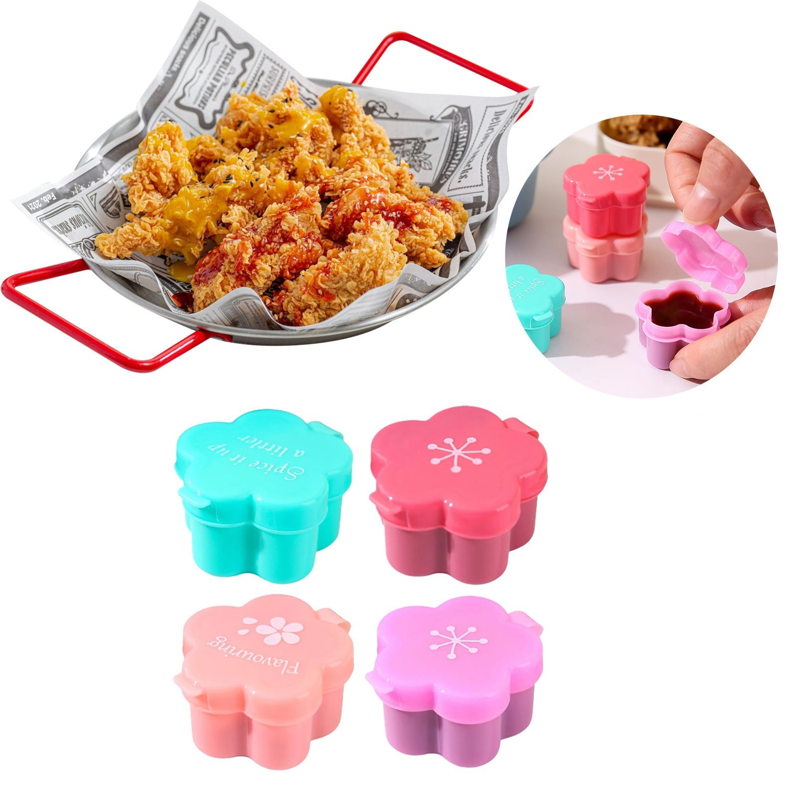 🌸Promotion Sale! Mini Box Set Portable Leakproof Container of ...