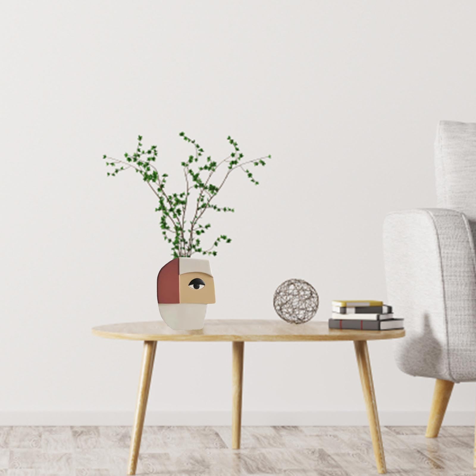 Promotion Sale! Nomeni Horticultural Water Basin Abstract Face Vases ...