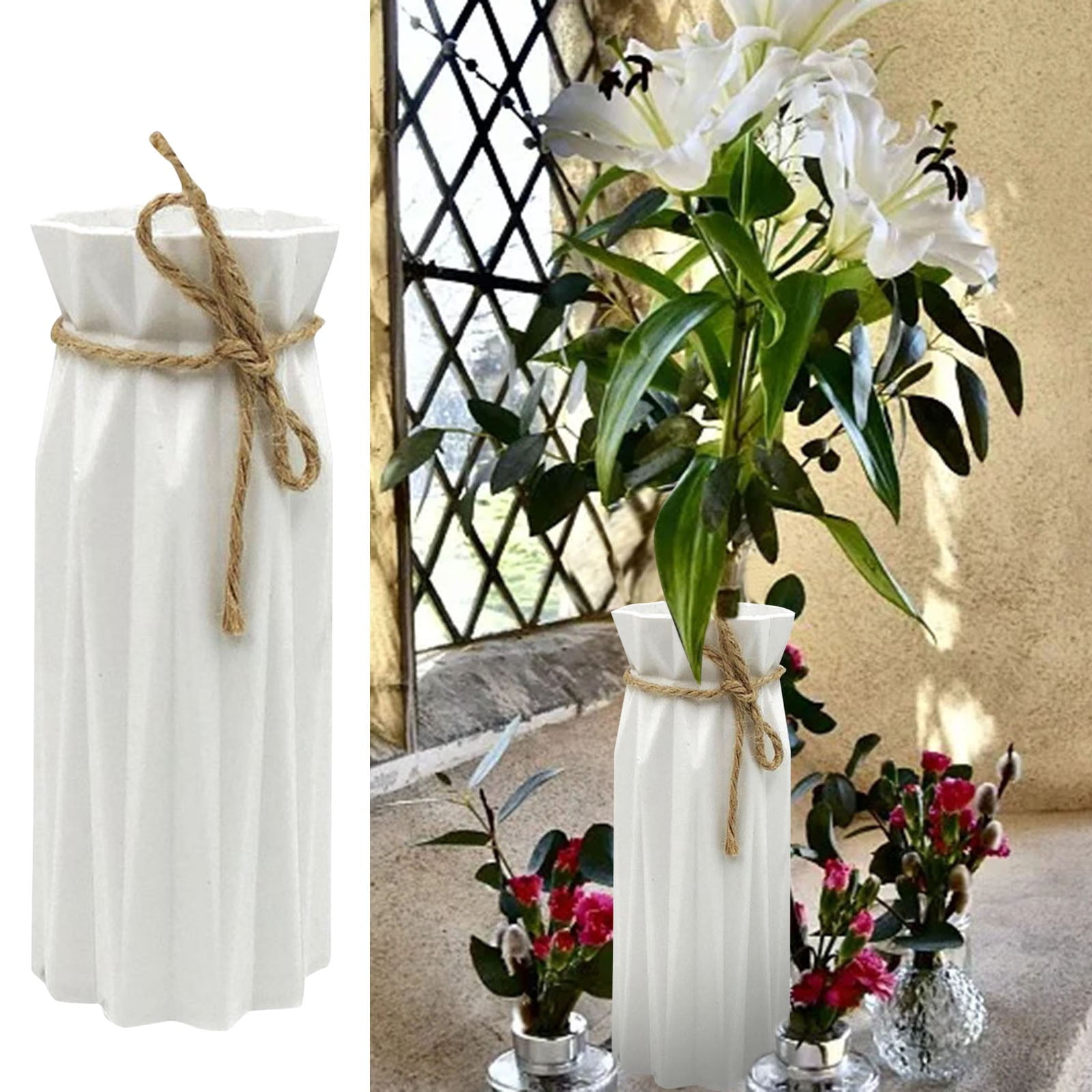 Promotion Sale! Nomeni Horticultural Water Basin Plastic Vase White ...