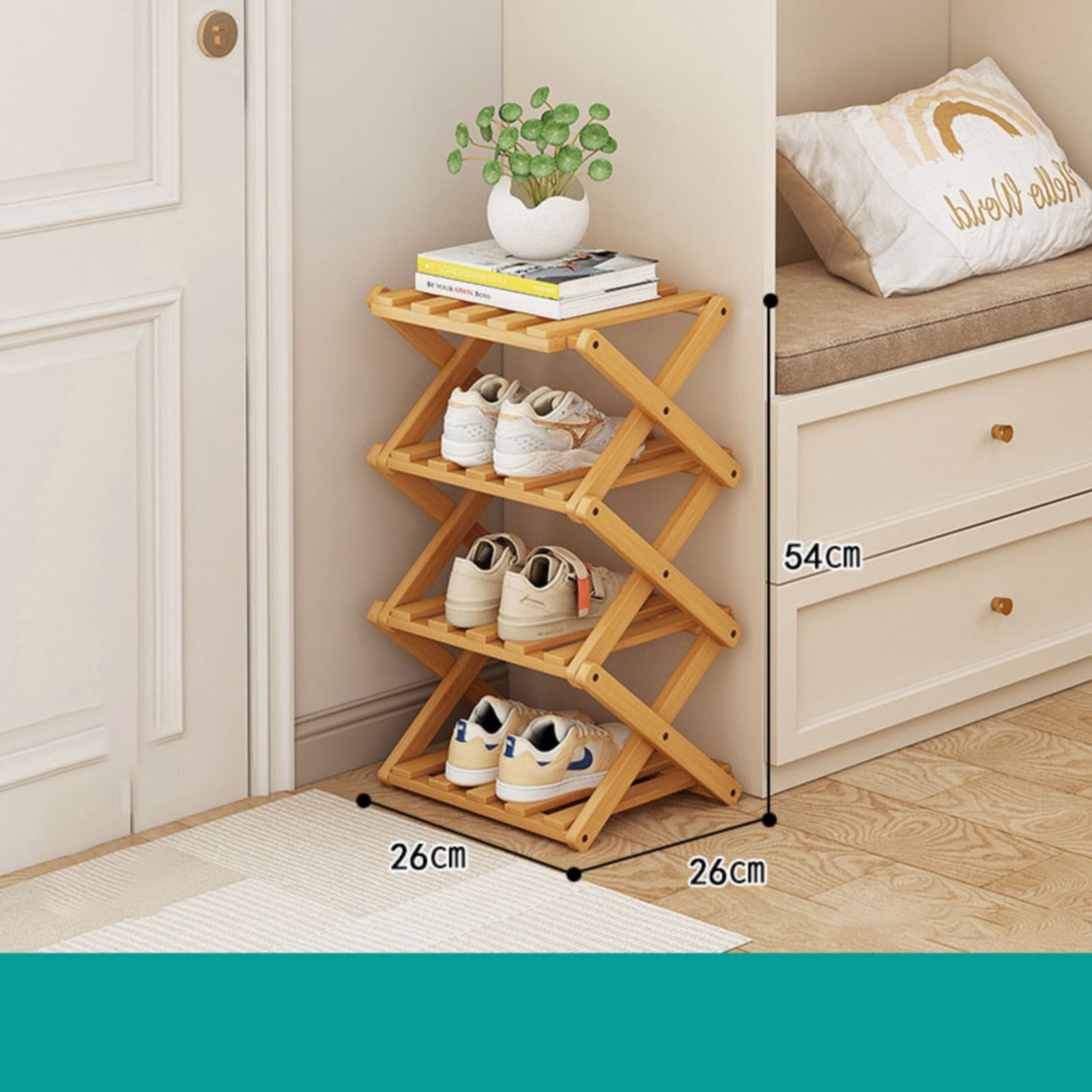 Promotion Sale! Rack Entrance Shoe Rack Foldable Vertical Shoe Storage ...
