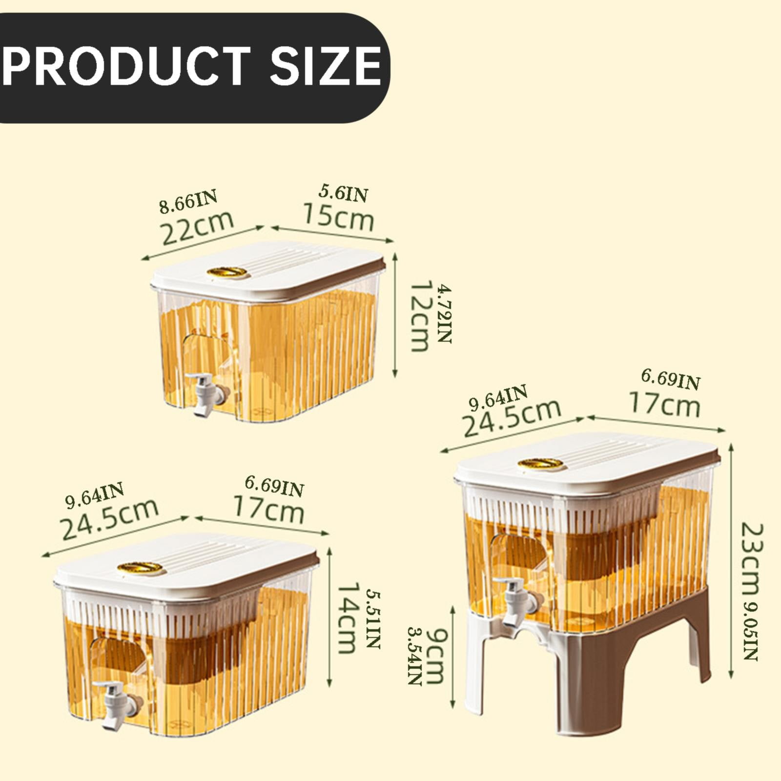 Promotion Sale! Storage Container 1 Gallon Clear Beverage Dispenser for ...