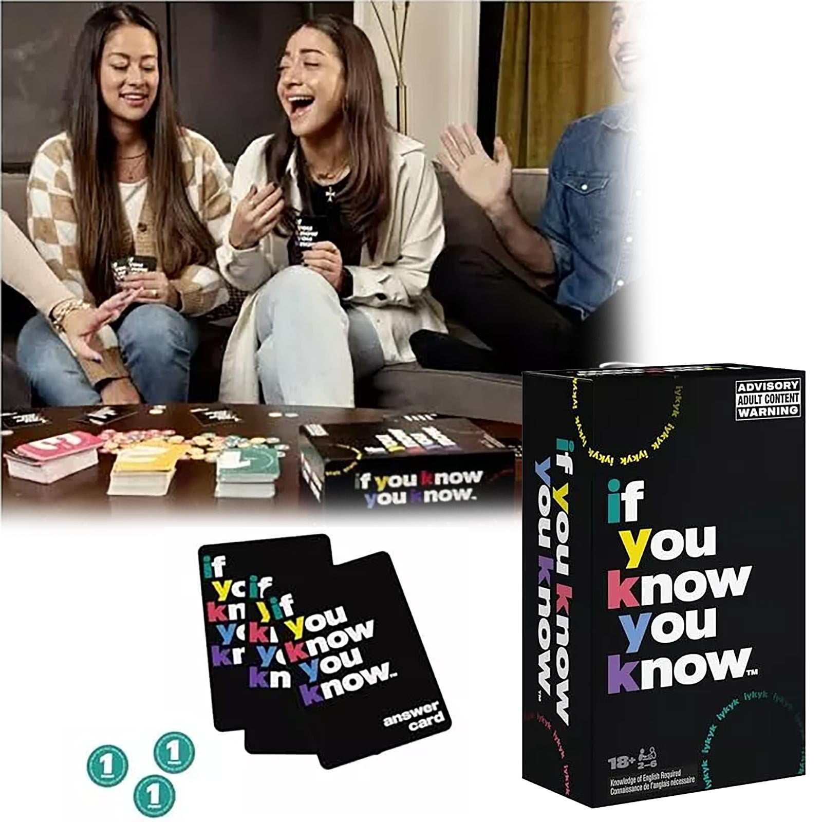 Promotion on Sale,Master Games If You Know You Know IYKYK Card Game Adult Game for Parties ...