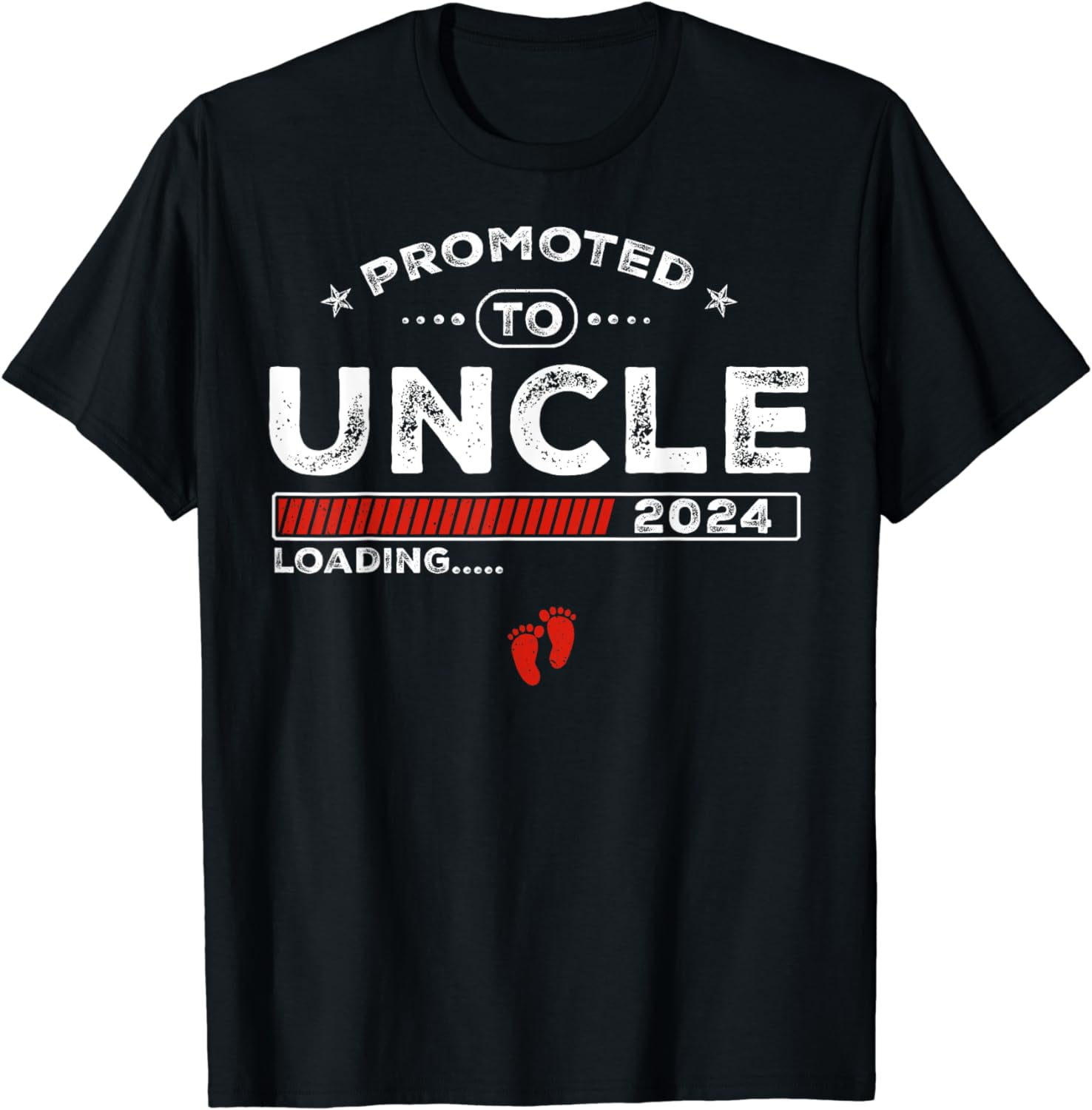 Promotion to Uncle est. 2024 Loading soon-to-be Daddy Uncle T-shirt for ...