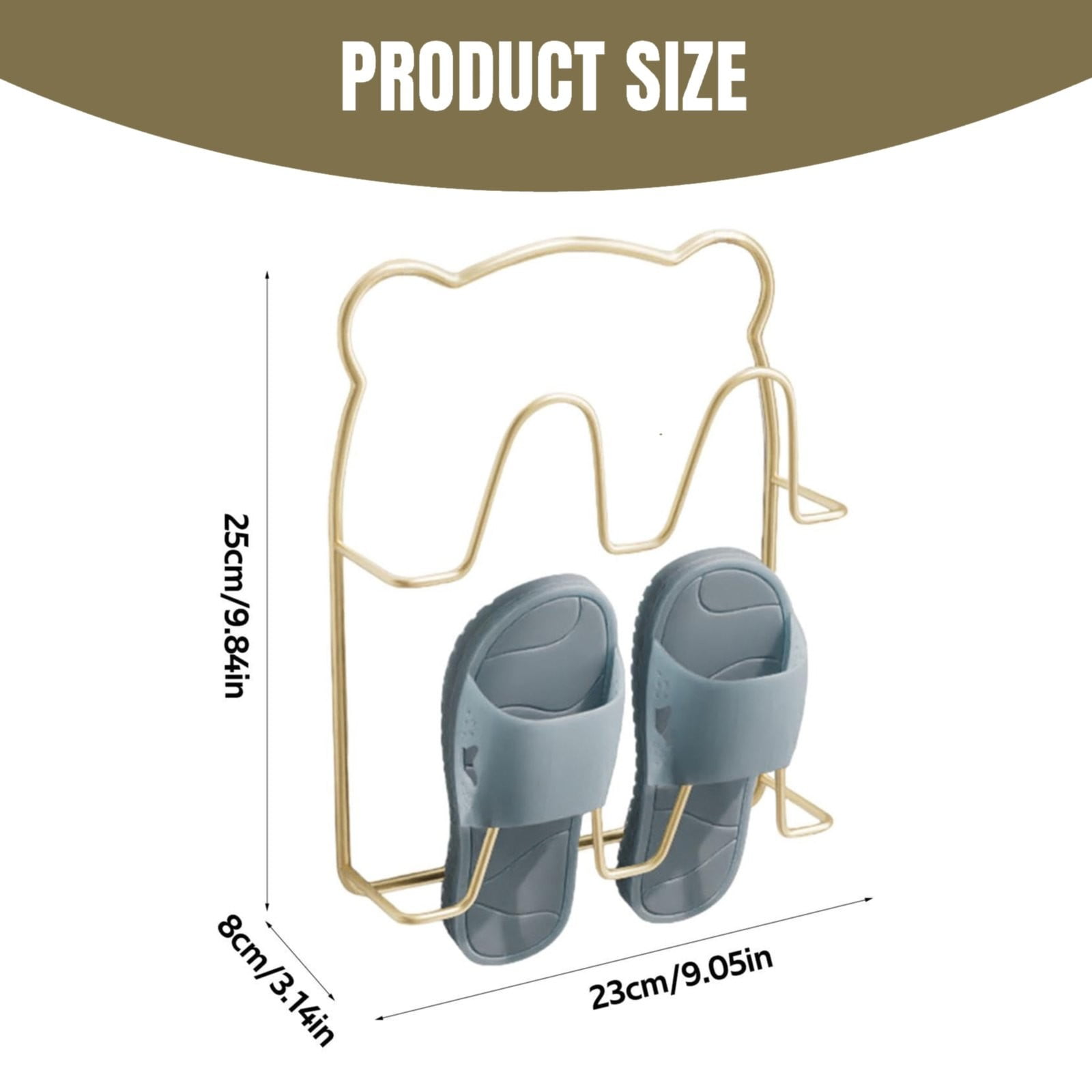 Promotional Price! Wall Shoe Holder Wall Slipper Rack Metal Slipper ...