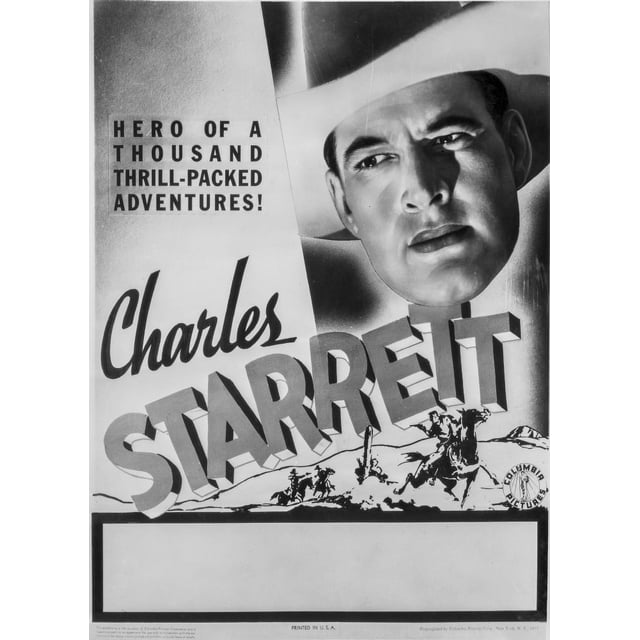 Promotional poster featuring Charles Starrett Photo Print (8 x 10 ...