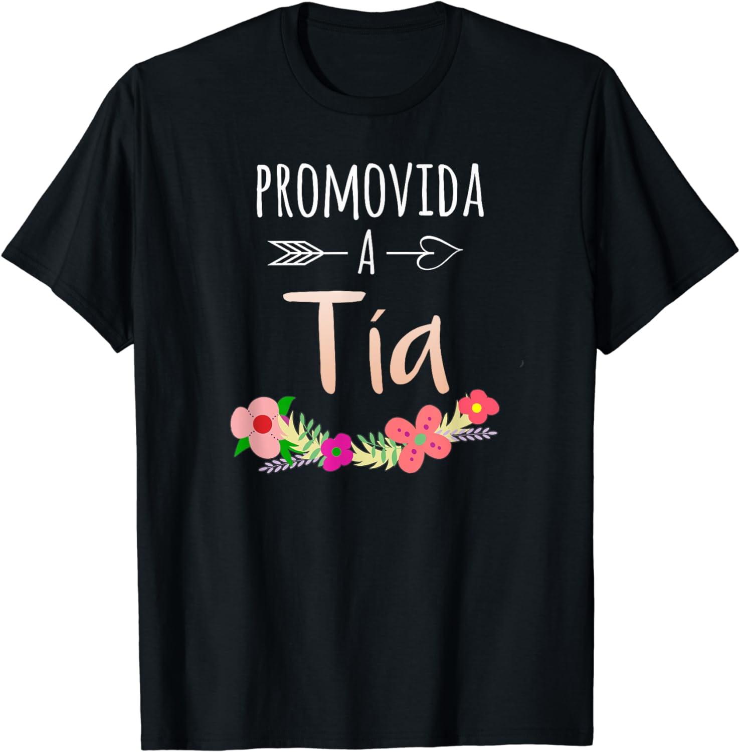 Promovida A Tia Spanish Pregnancy Announcement For Aunt T-Shirt ...