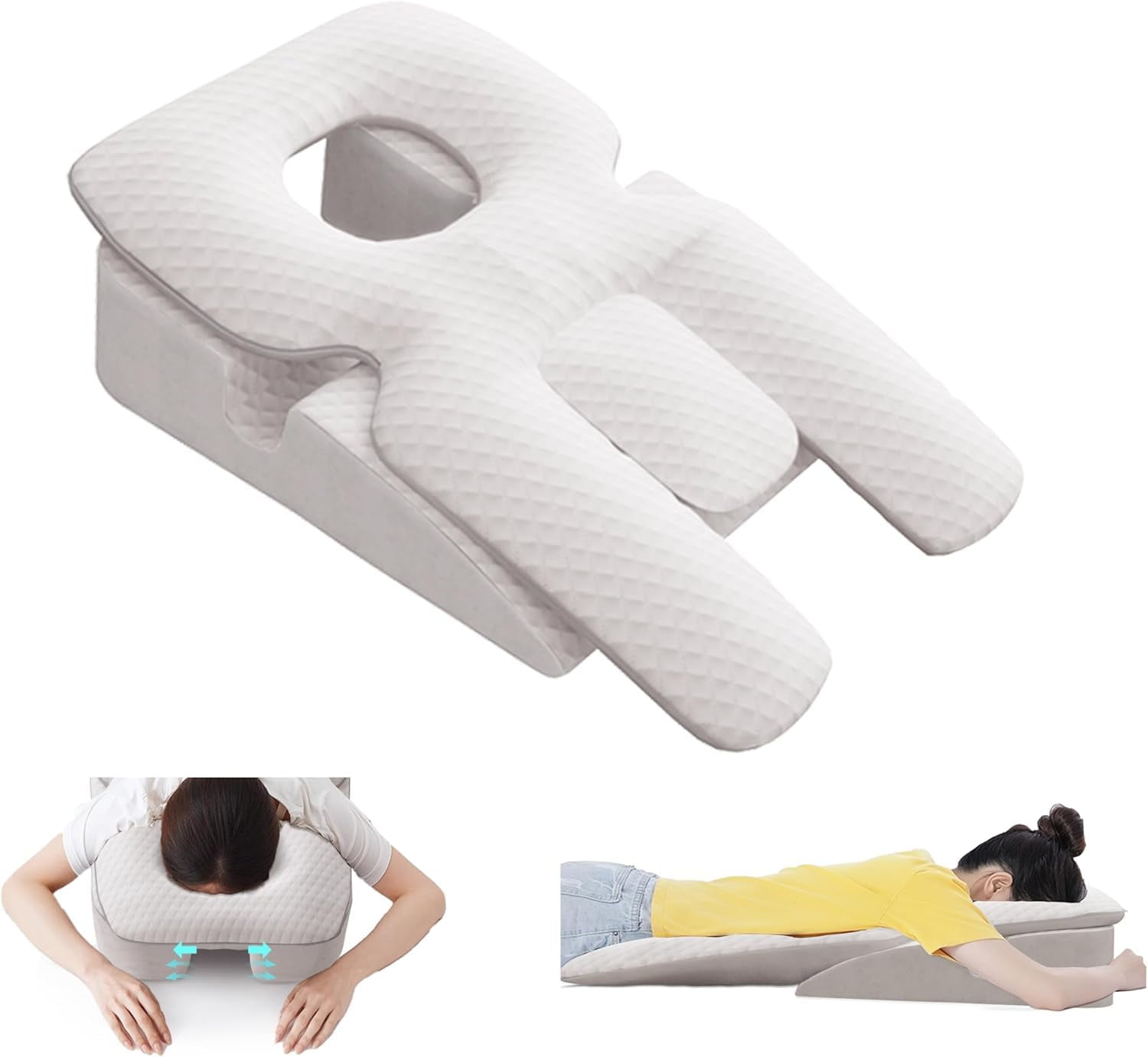 Prone Position Pillow for Face Down Sleeping - Modular Sleep Pillows ...