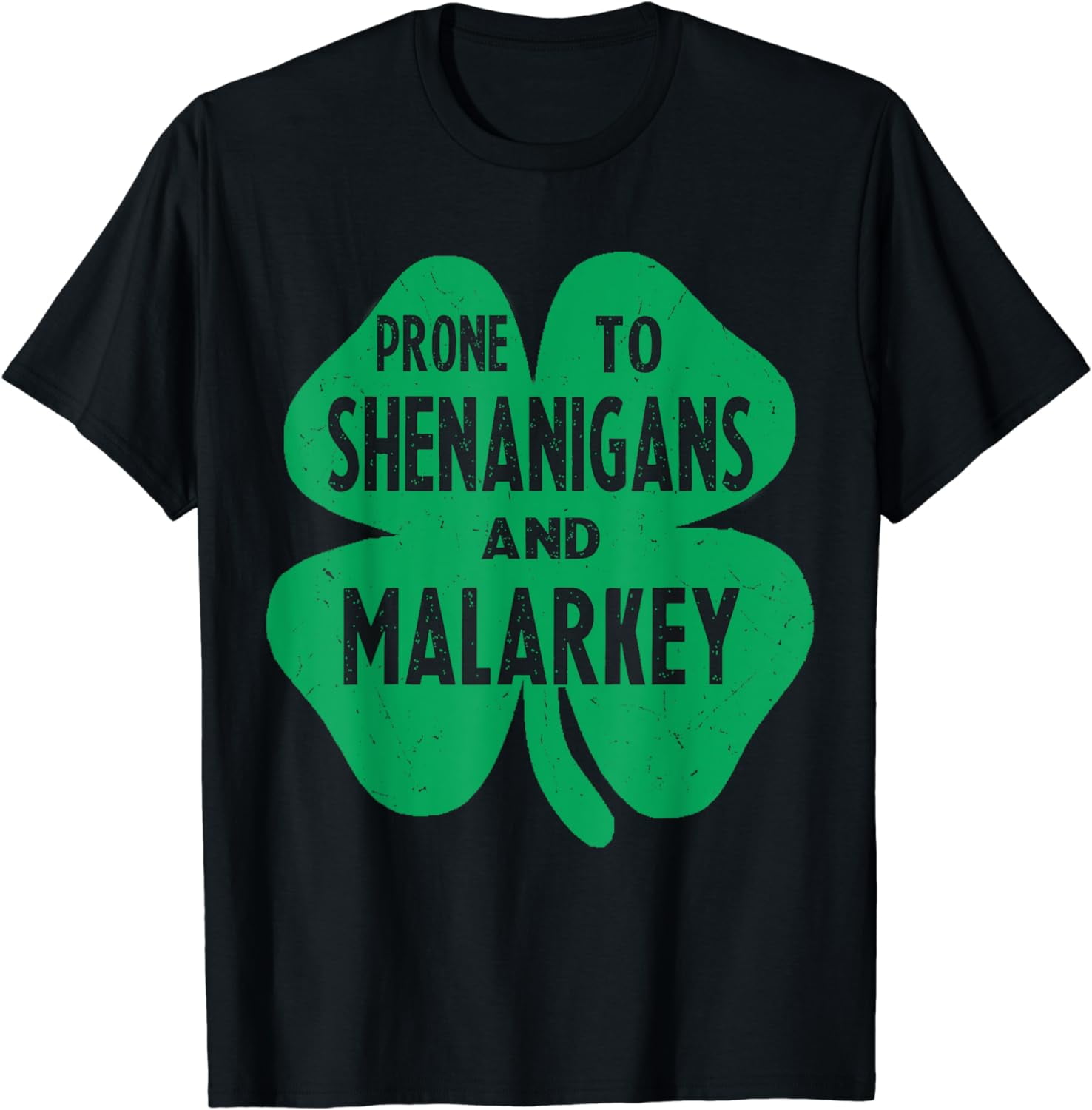 Prone To Shenanigans And Malarkey Funny St Patricks Day Boys T-Shirt ...