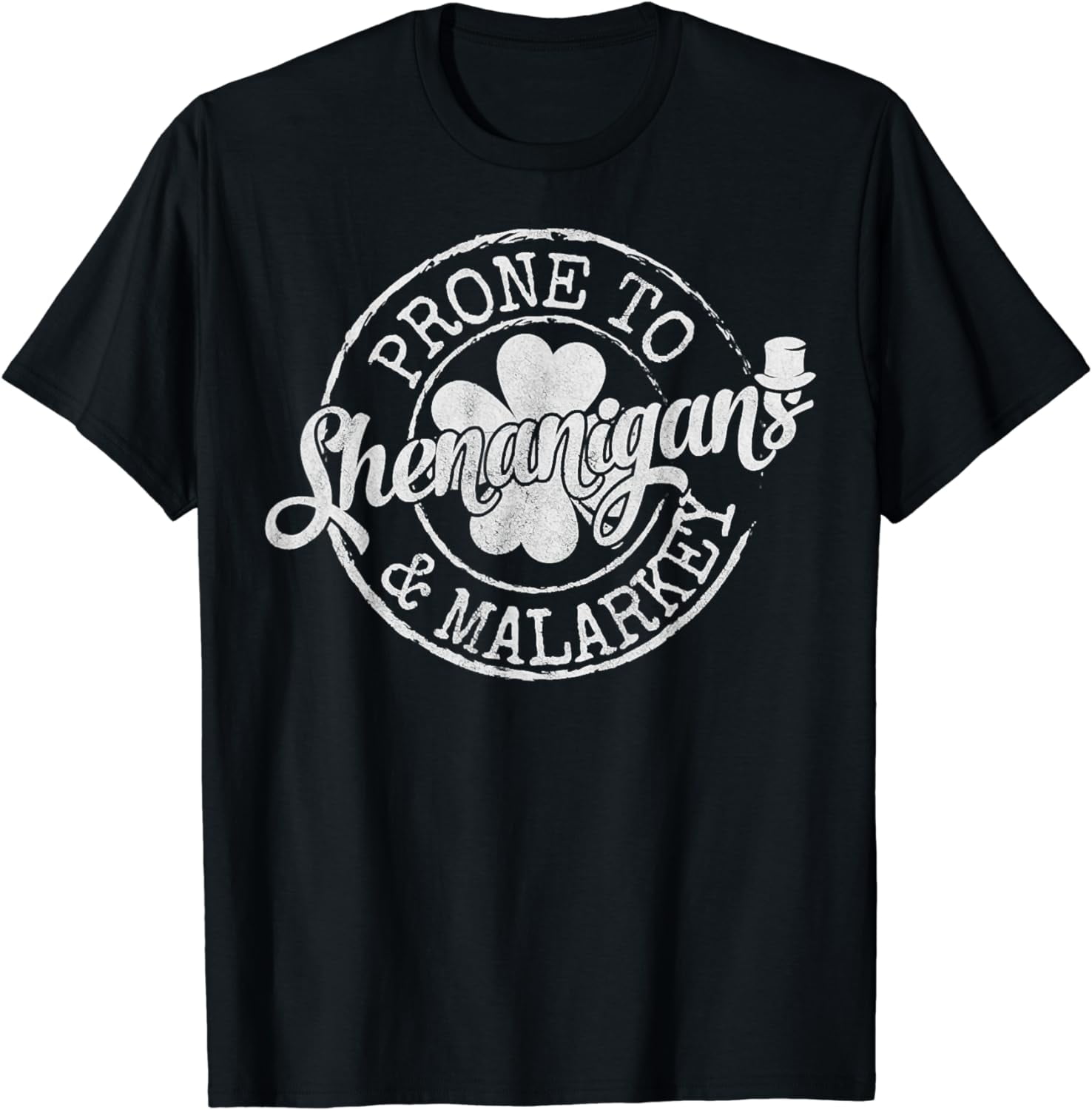 Prone To Shenanigans And Malarkey Funny St Patricks Day Boys T-Shirt ...