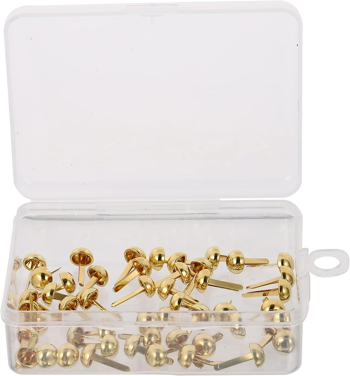 Prong Fasteners Mini Brads Metal Round Fasteners: 50pcs Pastel Brads ...