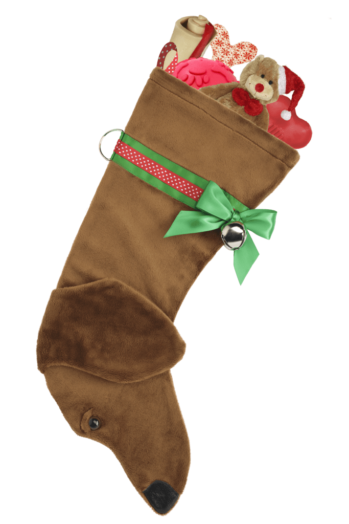 Pronk! Tan Dachshund Hearth Hound Decorative Dog Christmas Stocking ...