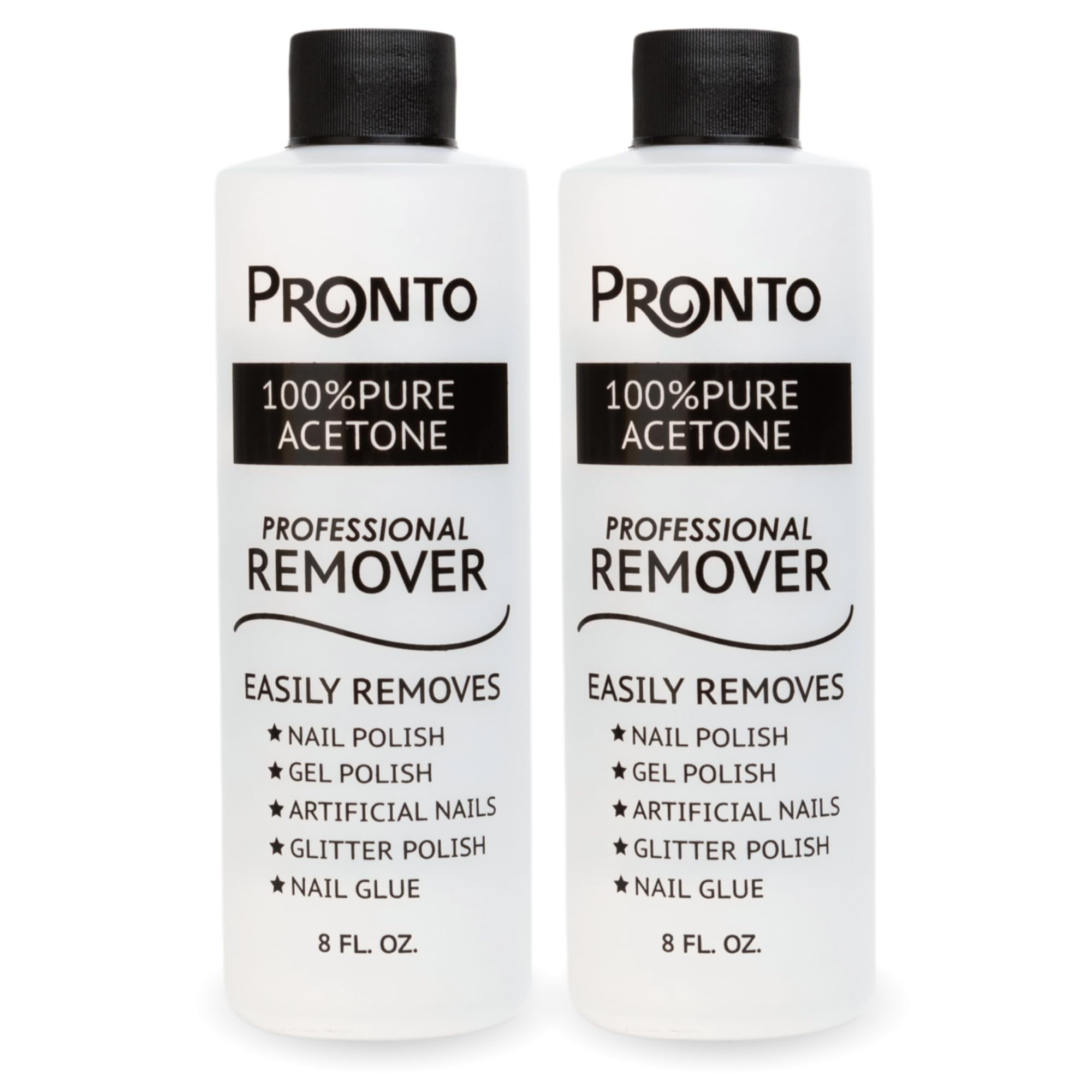 Pronto 100% Acetone Gel KEF28 Nail Polish Remover - Polish Remover for ...