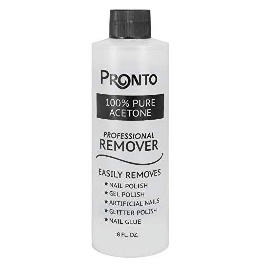 Super Nail Professional Pure Acetone Nail Polish Removal Liquid, 8 Oz ...