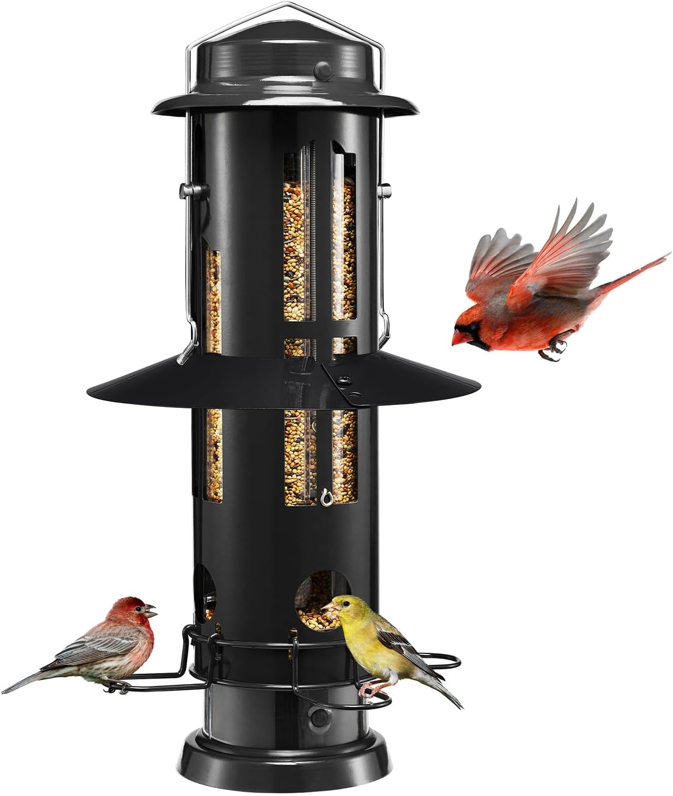 Proof Bird Feeder for Outdoors , Bird Feeders with Removable Base and ...