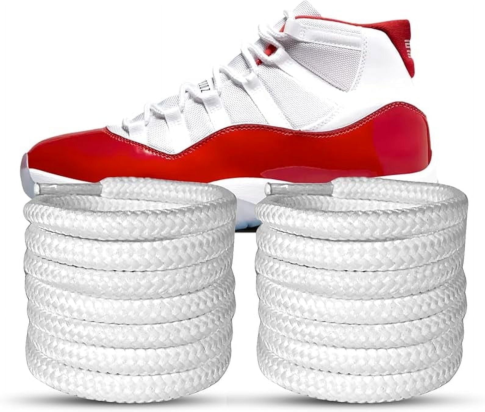 Proof Culture | White Round Shoe Laces for Jordan 11 Sneakers – 54 ...