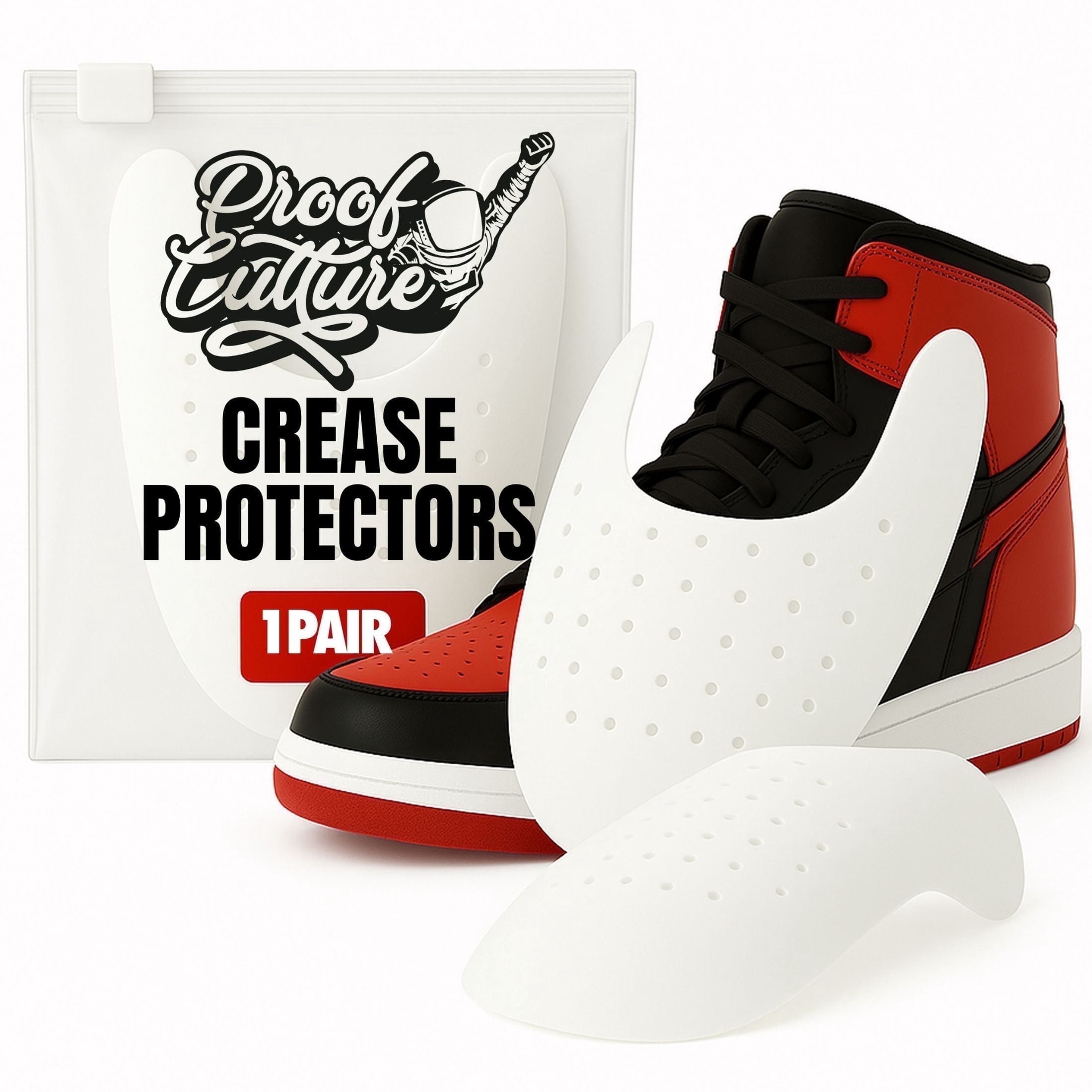 Proof Culture Anti-Wrinkle Sneaker Crease Protector Guards, Small Size ...