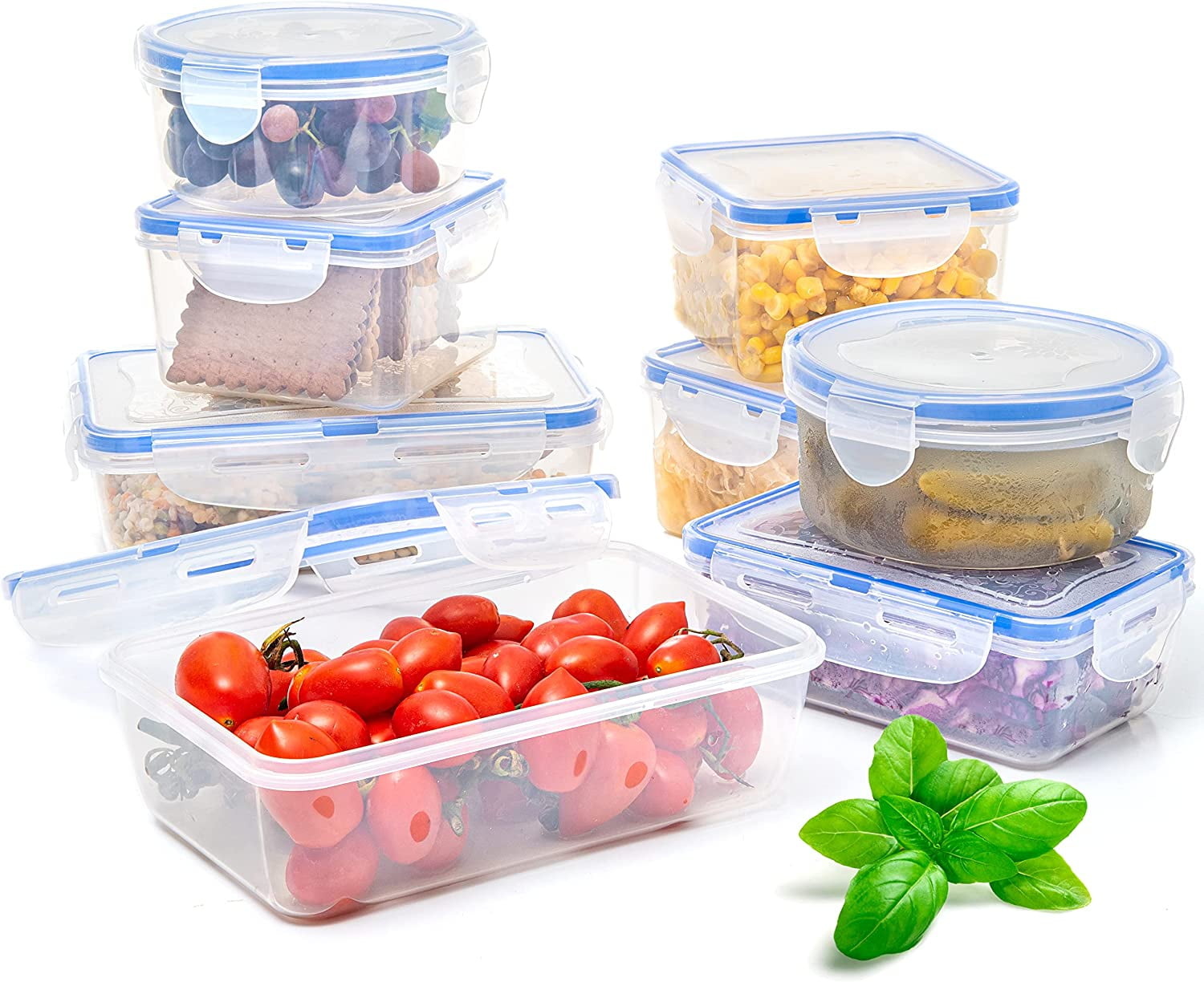 Proof Lunch Containers: Our 16-piece locking plastic storage containers ...
