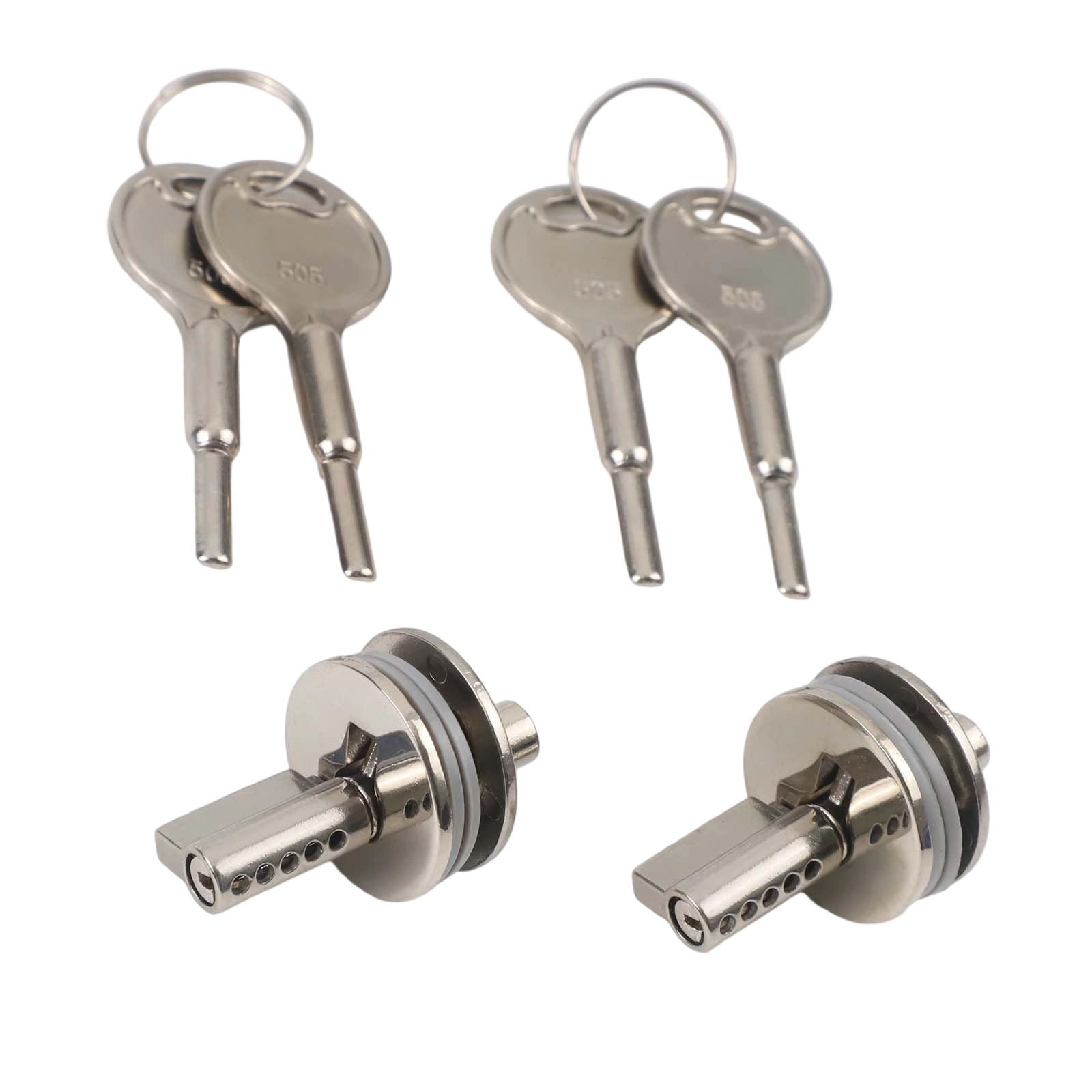 Proof Safety Cabinet Glass Doors Lock Sliding Glass Showcase Lock 8268