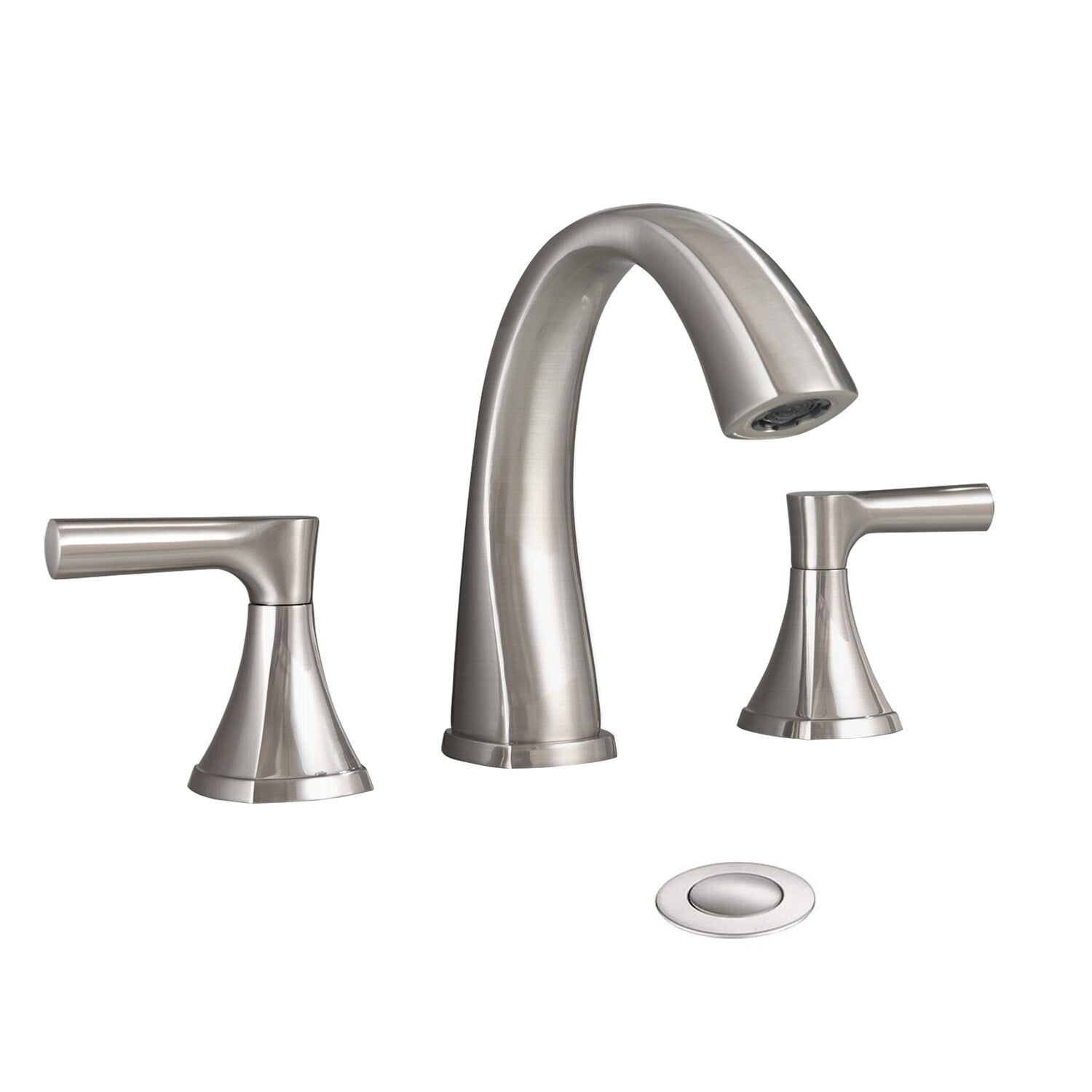 Proox 8" Widespread Bathroom SpotShield Basin Faucet w/ Drain Assembly ...