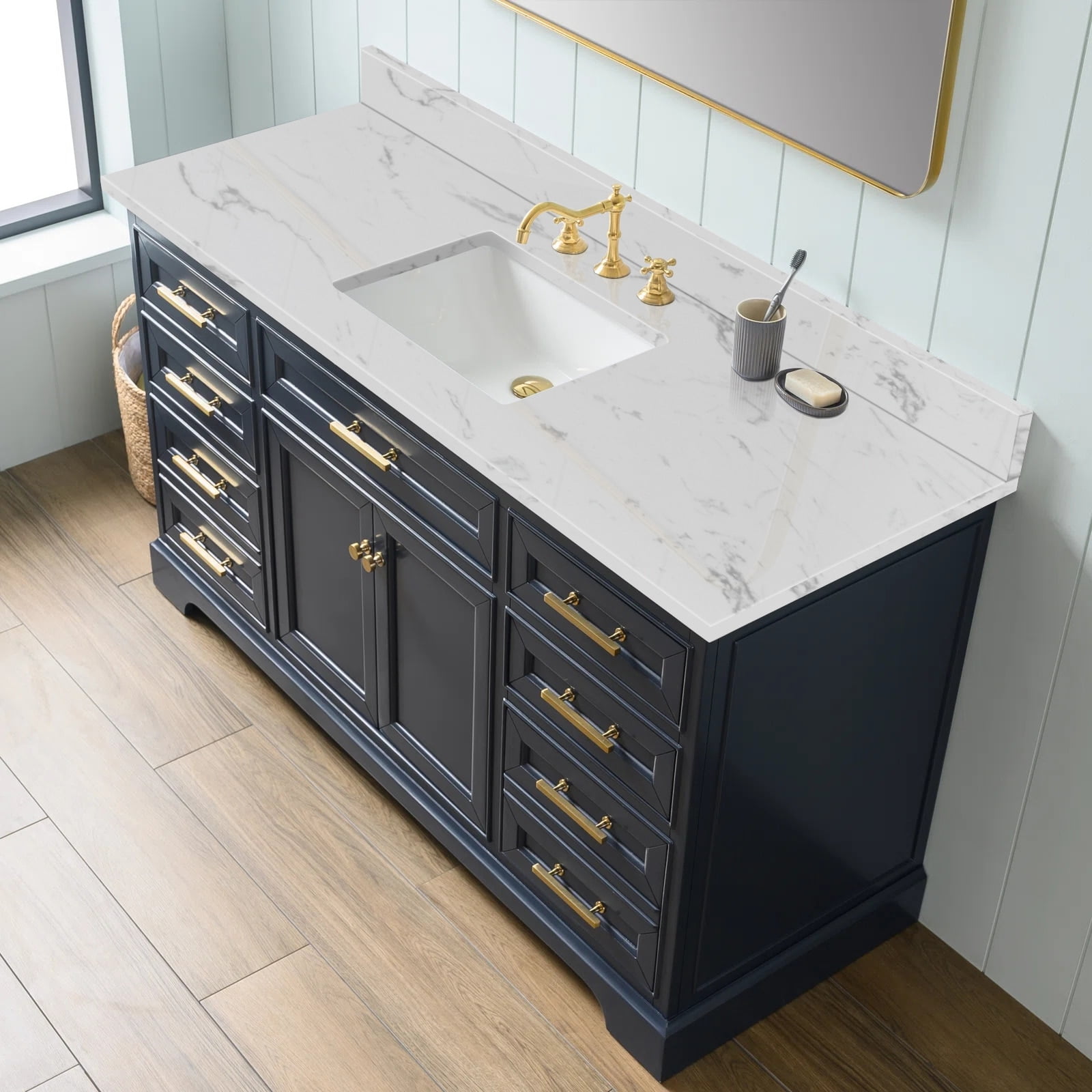 Customer reviews for Proox Cultured Marble Bathroom Vanity Top ...