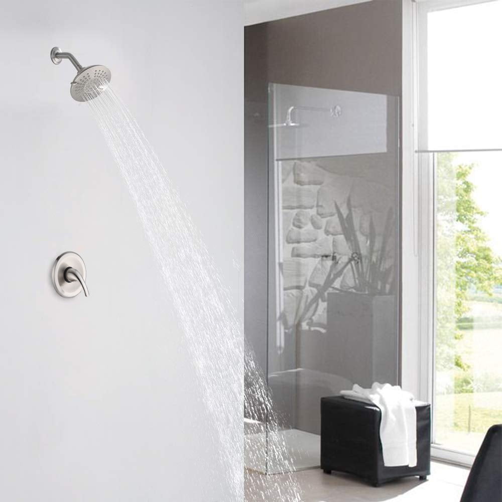 Proox Single Handle 5-Spray Patterns Shower Head Set (Valve Included ...