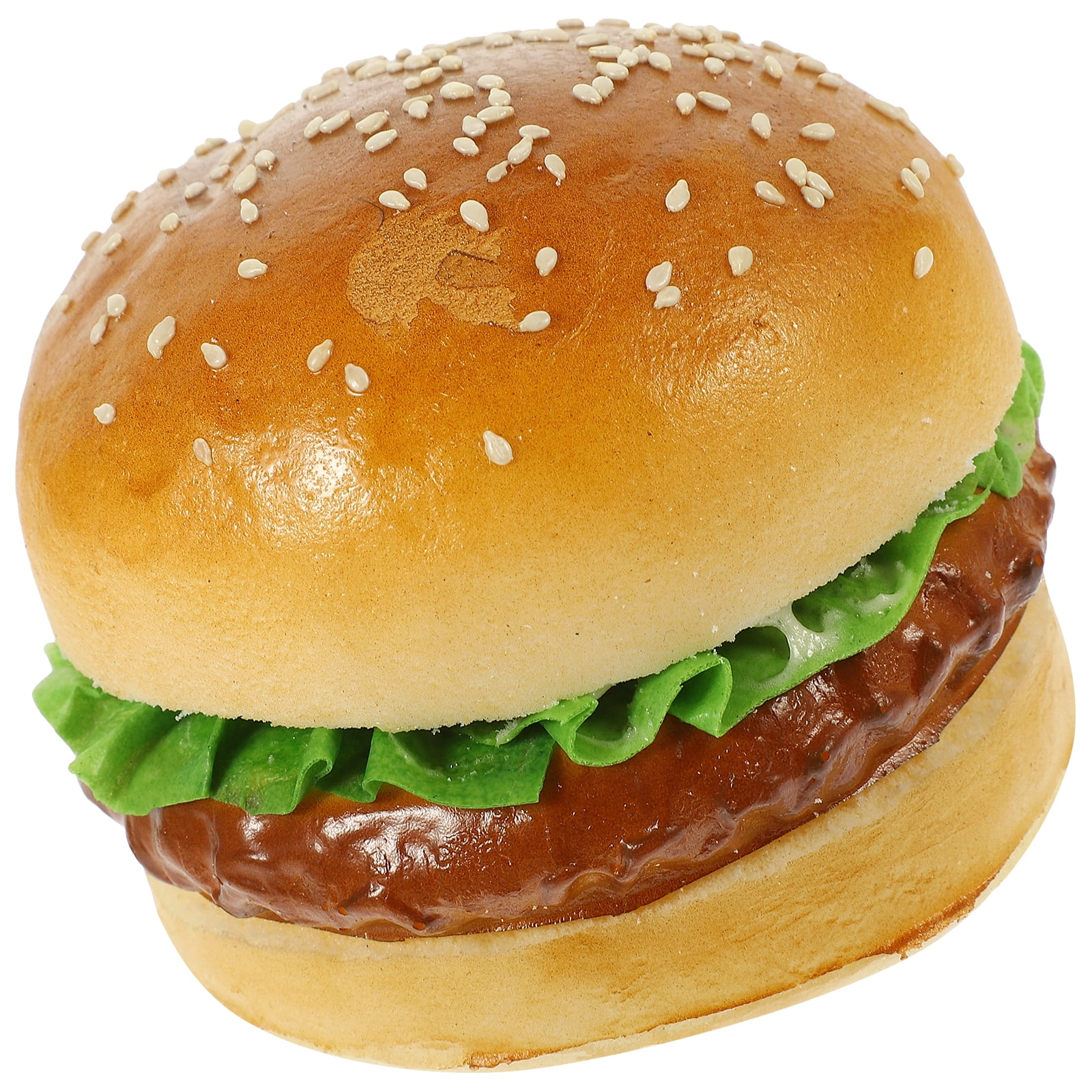 Prop Food Simulated Hamburger Model Artificial Burger Model 9.50X9.50X7 ...