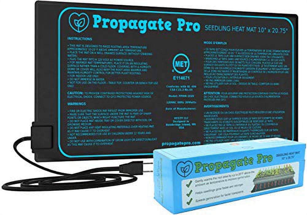 Propagate Pro Seedling Heating Mat | Fits (1) Standard 1020 Tray ...