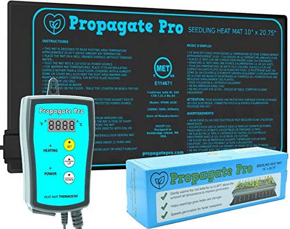 Propagate Pro Seedling Heating Mat | Fits (1) Standard 1020 Tray ...