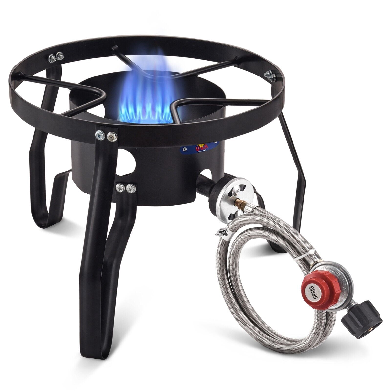 Propane Burner For Outdoor Cooking 37000BTU. Camping Stove Gas Stove ...