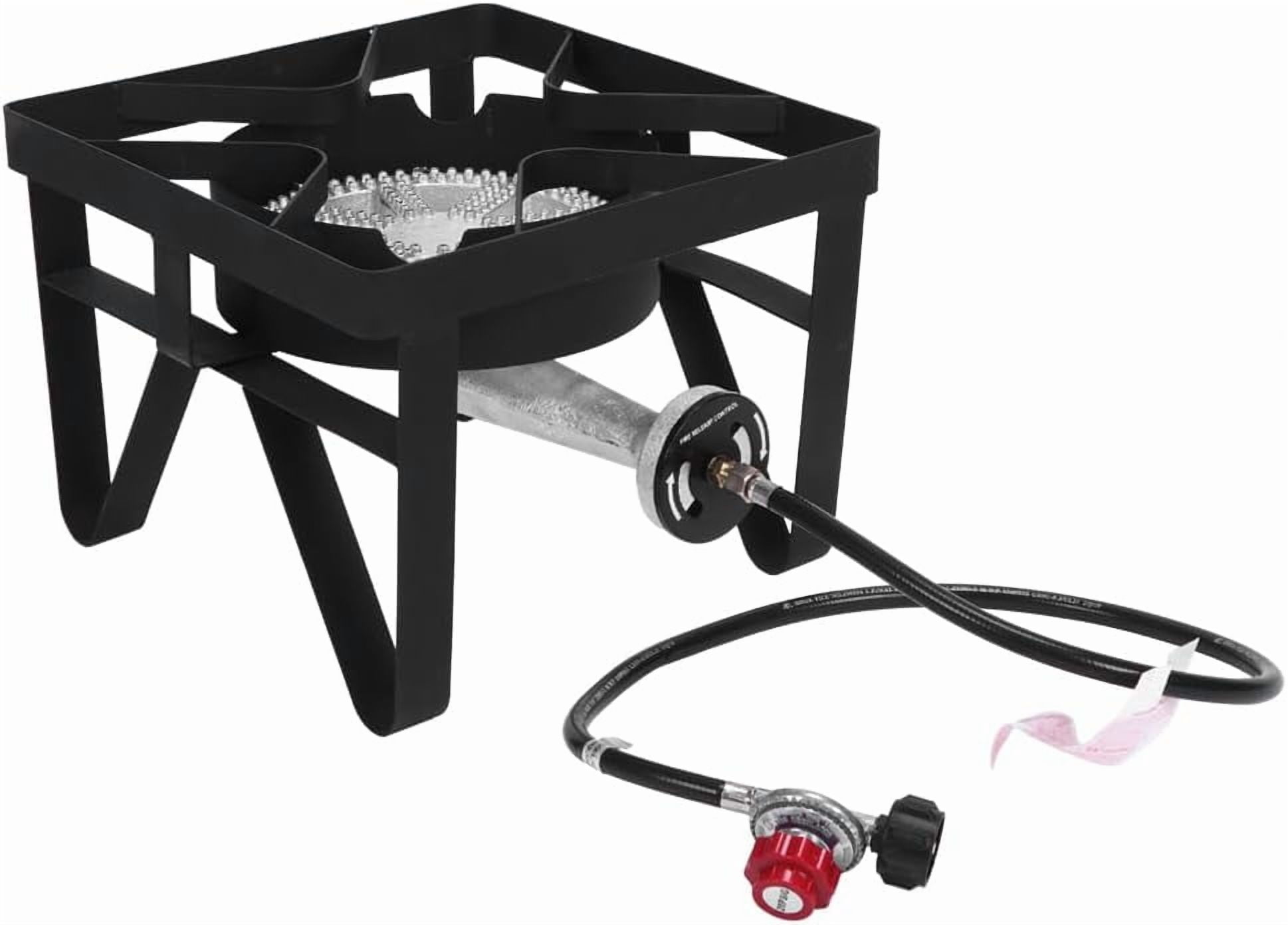 Propane Burners for Outdoor Cooking, 200,000 BTU/hr, Heavy Duty Single ...