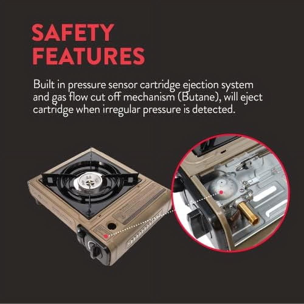 Propane or Butane Stove GS-3400P Dual Fuel Portable Camping and ...