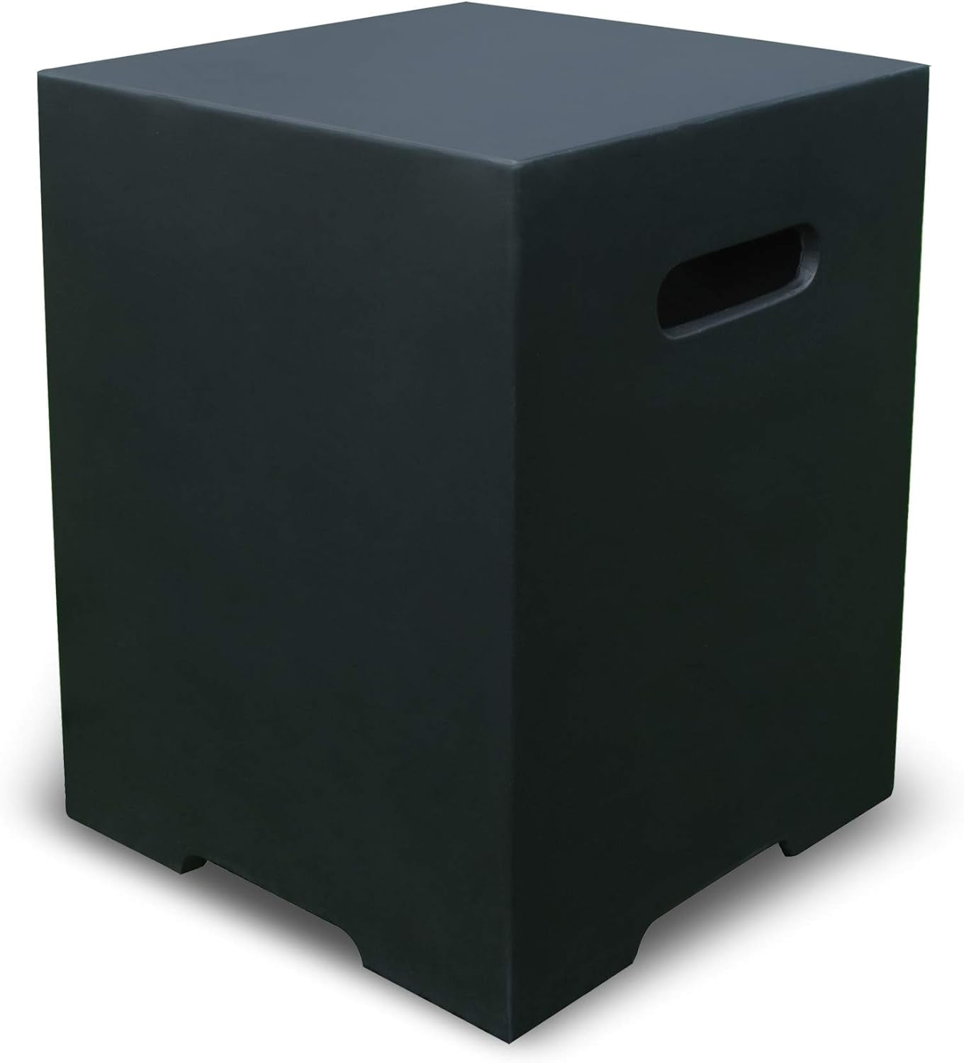 Propane Cover Square For Outdoor Firepit, Backyard Hideaway Side Table, Security hold 20lbs ...