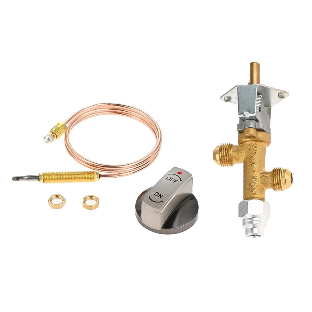Propane Flameout Safety Control Valve, M8 x 1 Threaded Thermocouple and ...