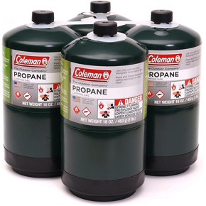 Small Green Propane Tanks