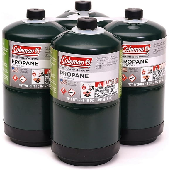 Small Green Propane Tanks