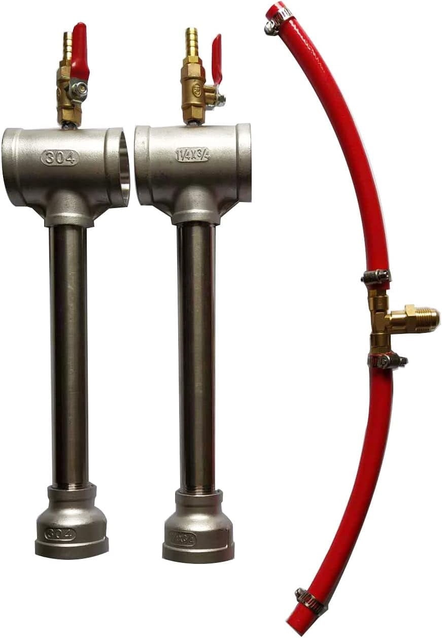 Propane Gas Forge Burner, Stainless Steel High Pressure Double Forge ...