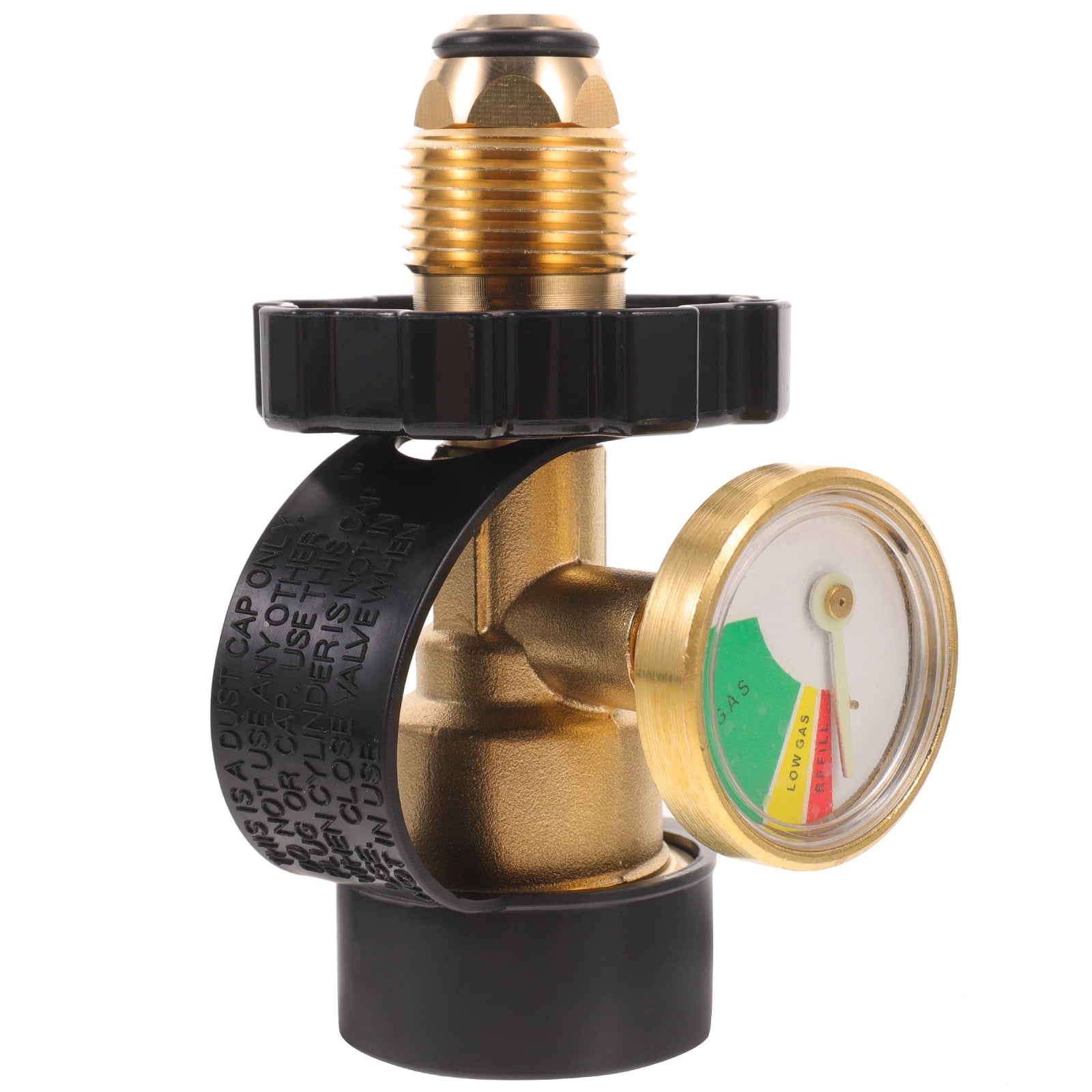 Propane Generator Tank Pressure Gauge Gas Valve with Adapter - Walmart.com