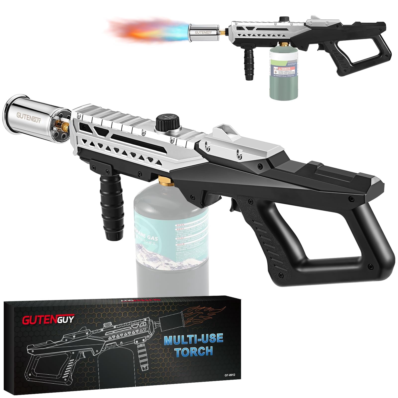Propane Grill Torch Gun – Cooking Torch Head max. 800,000 BTUs ...