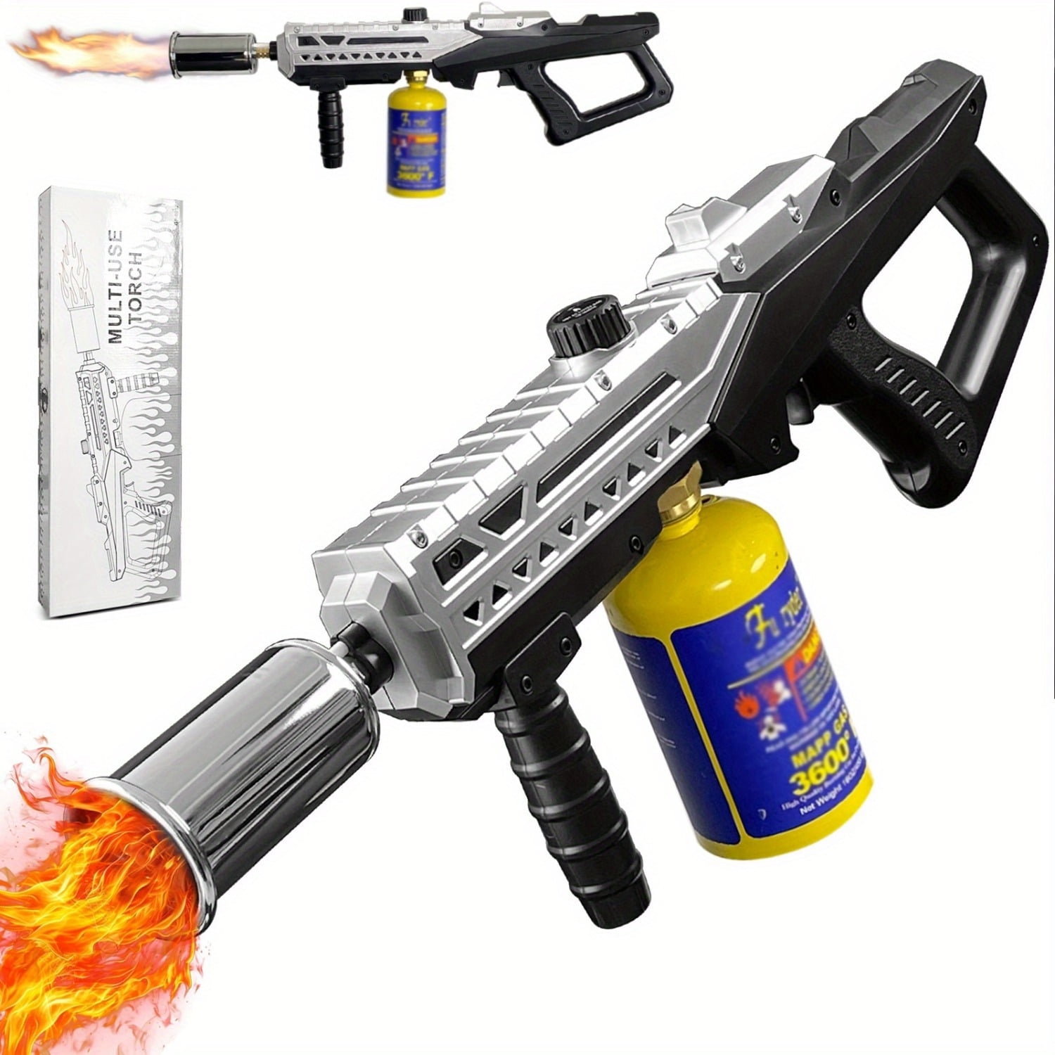 Propane Grill Torch Gun with Adjustable Flame, 800,000 BTU 24 ...