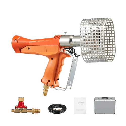 Propane Heat Gun Up to 187660 BTU Hot Air Gun with Regulator & Carry ...