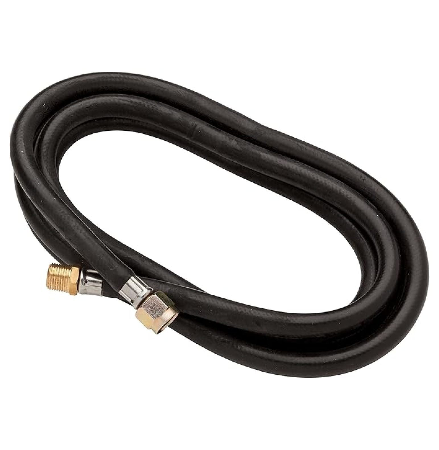 Propane Hose 10ft - 3/8in NPT x 3/8in SAE Flare - Black Propane ...