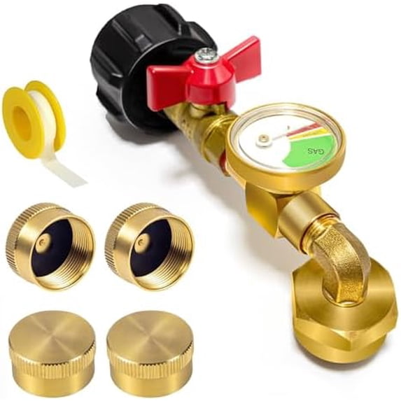 Propane Refill Adapter for 1 LB. Tanks, Propane Adapter 20lb to 1lb ...