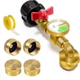 Propane Refill Adapter for 1 LB. Tanks, Propane Adapter 20lb to 1lb ...