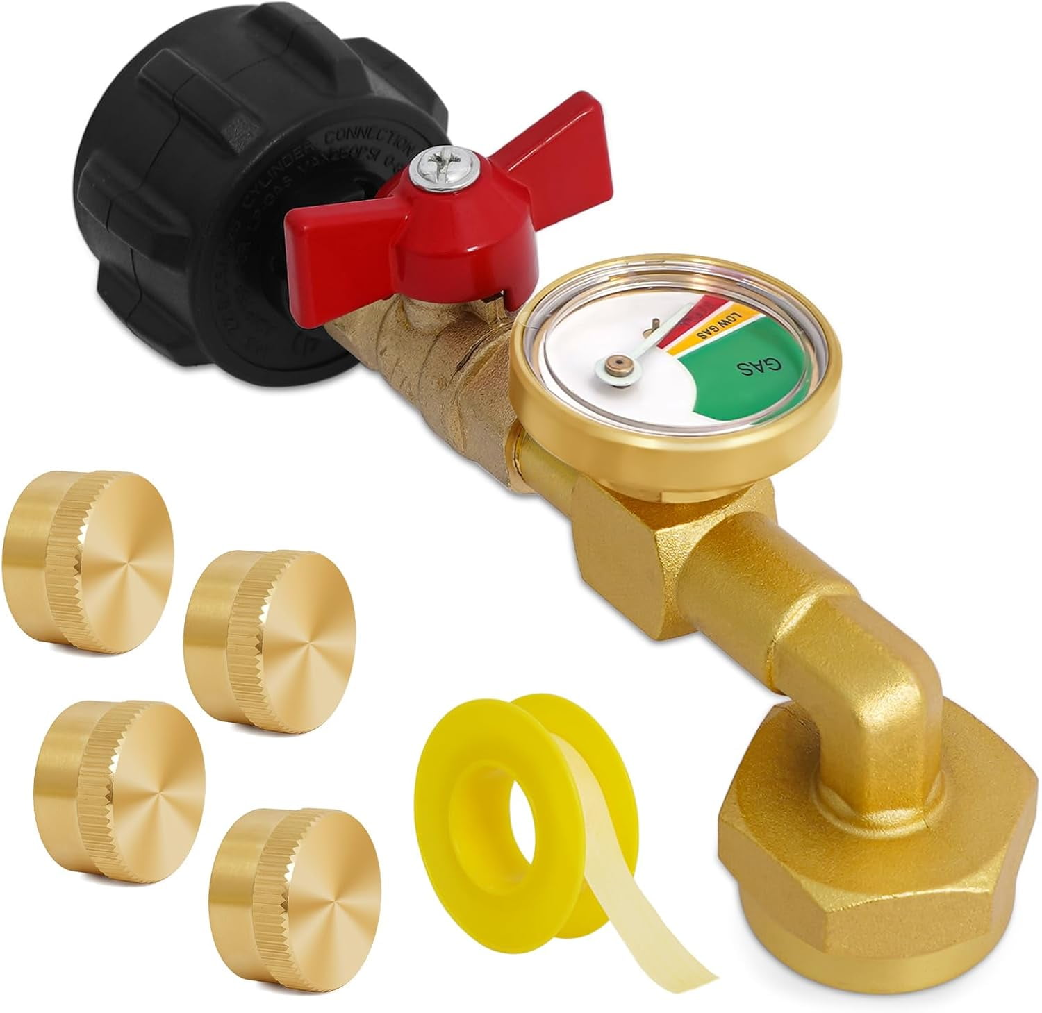 Propane Refill Adapter for 1 LB. Tanks, Propane Adapter 20lb to 1lb ...