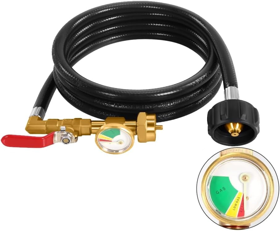 Propane Refill Adapter for 1 lb. Tanks,3 FT Propane Tank Refill Adapter ...
